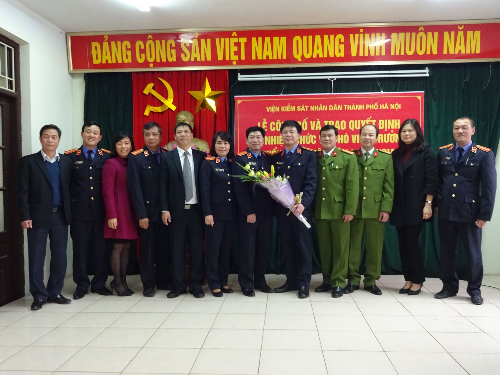 Lễ công bố và trao Quyết định bổ nhiệm Phó Viện trưởng Viện KSND huyện Gia Lâm